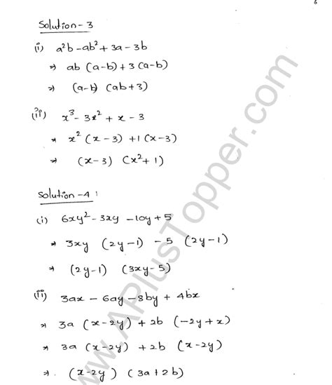 ML Aggarwal ICSE Solutions For Class Maths Chapter Factorisation A Plus Topper