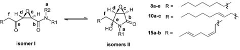 Isomeric Forms Of Cerulenin Derivatives Download Scientific Diagram