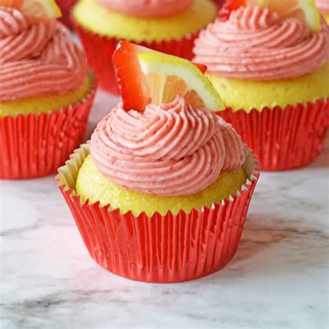 Pink Lemonade Cupcakes Recipe