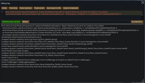object references problem r rimworld