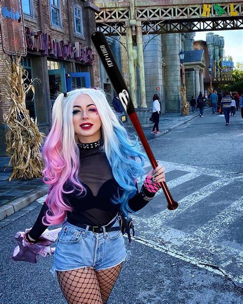 Half Pink Half Blue Synthetic Lace Front Wig Wt065 Weekendwigs