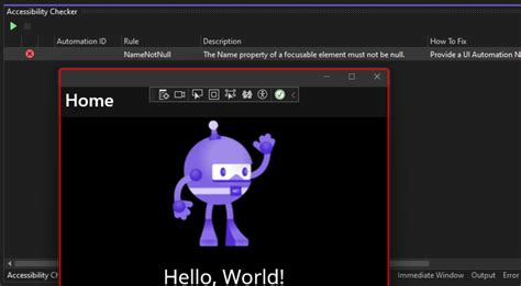 Windowswinui Main Window Doesnt Have An Accessible Name By Default · Issue 14465 · Dotnet