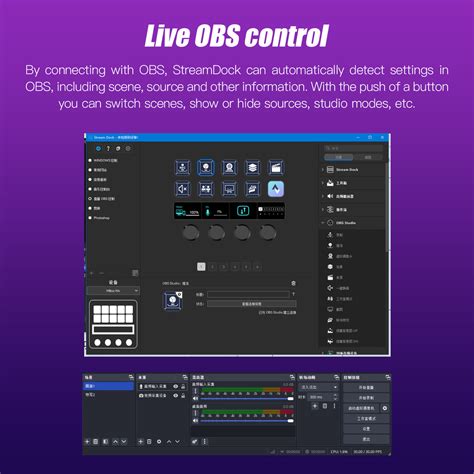 Mbox N4 Stream Deck With Knob Mirabox Streamdeck Lcd Button Live Content Creation Controller