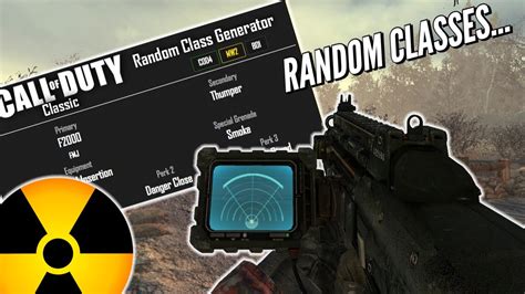 Modern Warfare 2 Random Class Generator Nuke Challenge Youtube