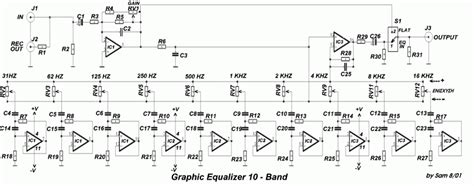 Graphic Equalizer With 10 Bands Of Frequency Edn