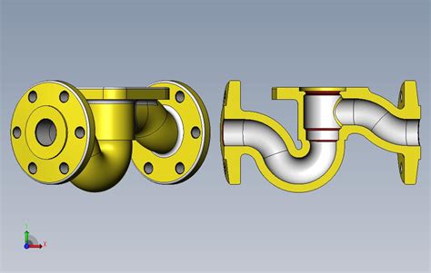 Solidworks教程7高级管道设计模型溢流管道三维基本零件造型设计。 Solidworks 2014 模型图纸免费下载 懒石网