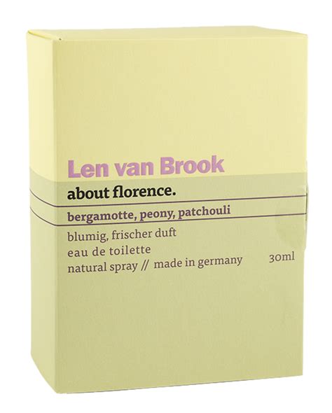 Len Van Brook About Florence By Jean And Len Reviews And Perfume Facts