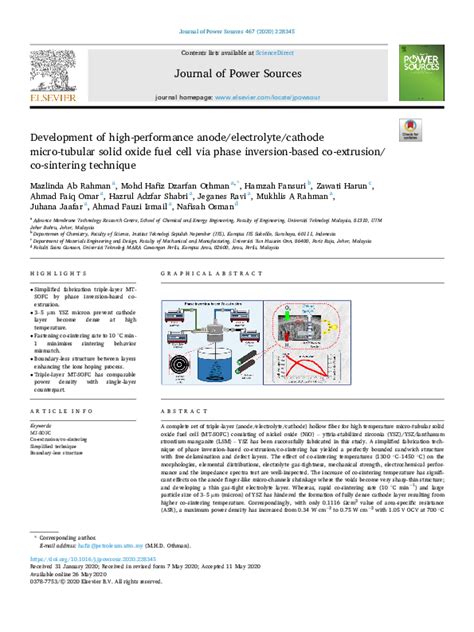 Pdf Development Of High Performance Anodeelectrolytecathode Micro Tubular Solid Oxide Fuel