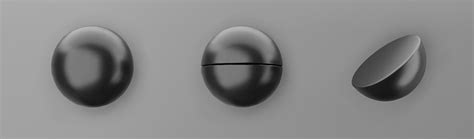 회색 배경에 격리된 3d 렌더링 검정 형상 모양 객체 검은 현실 원시 그림자구 트렌디 한 디자인을위한 추상 장식 벡터 그림 3차원 형태에 대한 스톡 벡터 아트 및 기타