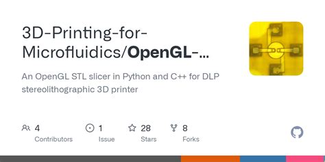 GitHub D Printing For Microfluidics OpenGL STL Slicer An OpenGL STL Slicer In Python And C