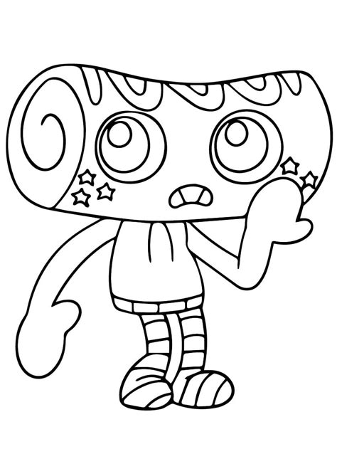 Cosmo From Dandys World Coloring Page Download Print Or Color