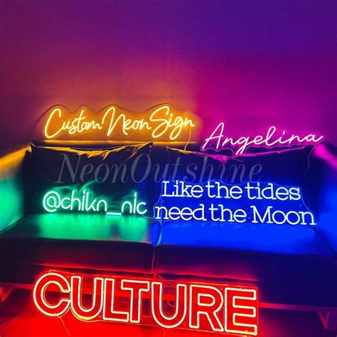 Custom Led Signs Etsy