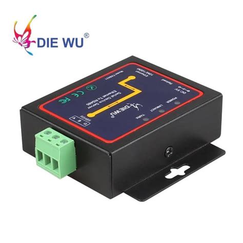 Diewu Ethernet Rj45 To Rs485 Converter Industrial Serial Device Server