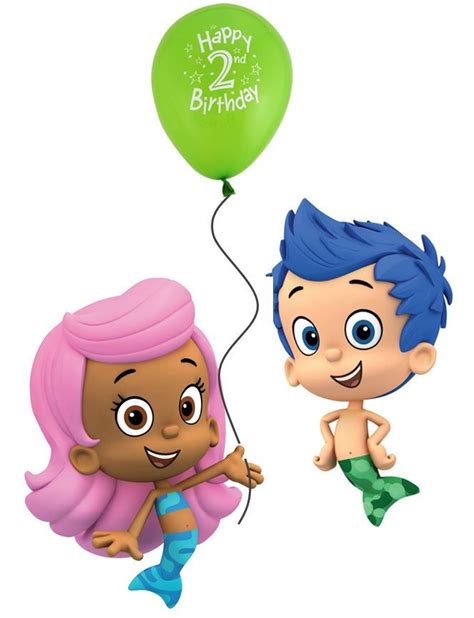 Bubble Guppies With Balloon Bubble Guppies Birthday Bubble Guppies