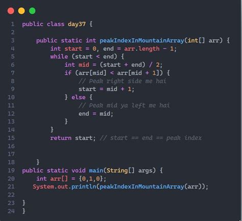 Day37 100daysofcode 100daysofcode Dsa Binarysearch Java
