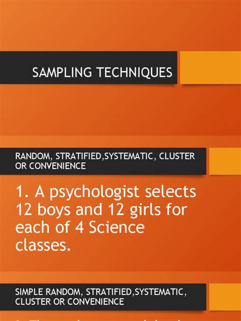 Sampling Techniques Quiz Pdf