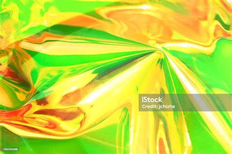 네온 홀로그램 배경입니다 복사 공간 벽지 홀로그램 여러 색상으로 주름이 추상적 인 텍스처 간판에 대한 스톡 사진 및 기타 이미지 Istock