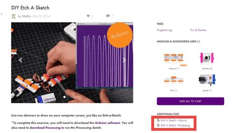 Arduino Module Kit Arduino Coding Kit Appeared In Modular Electronic Circuit Little Bits So