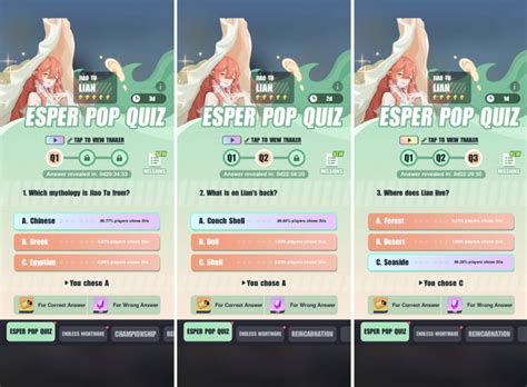 Dislyte Lian Quiz Answers Esports Gg