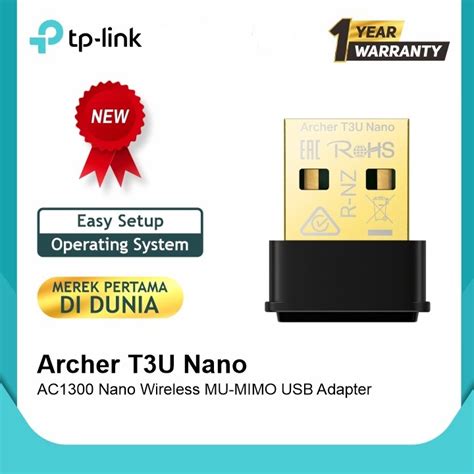 Jual Tp Link Archer T U Nano Wireless Adapter Ac Usb Adapter Shopee Indonesia