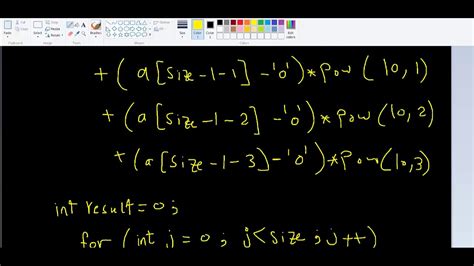 Char Arrays 10 Examples 7 Pb9 D Implement Atoi Youtube