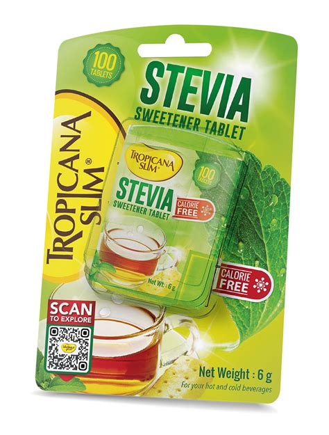Tropicana Slim Sweetener Stevia Tablet Tropicana Slim