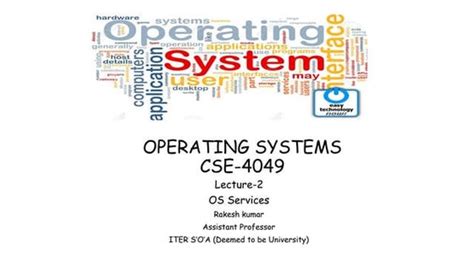 Operating System Services 9 Ppt Operating Systems Computer Software And Applications