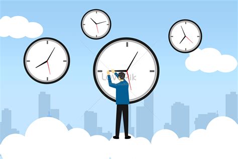 시간 관리 일러스트 무료 다운로드 Lovepik