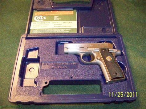 Gunlistings Org Pistols COLT MUSTANG