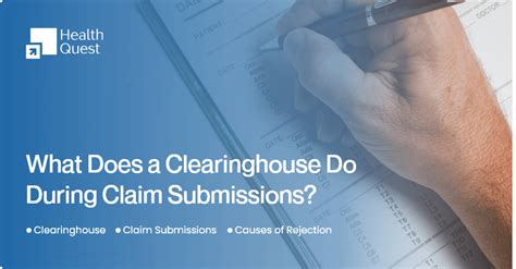 What Does A Clearinghouse Do During Claim Submissions