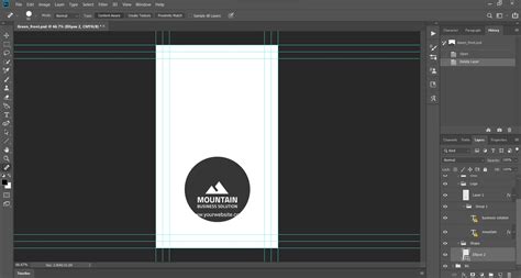 آموزش طراحی کارت ویزیت با فتوشاپ تدوین باما