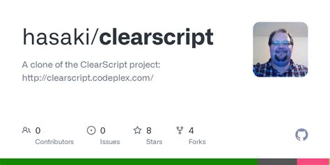 Github Hasakiclearscript A Clone Of The Clearscript Project