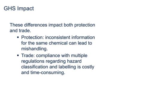 HAZCOM Globally Harmonized System Of Classification And Labeling Of Chemicals Pptx