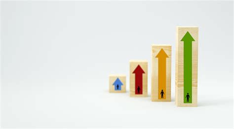 그래프와 사람 기호처럼 높이가 증가하는 큐브 3d 일러스트 0명에 대한 스톡 사진 및 기타 이미지 0명 3차원 형태 가능성 Istock