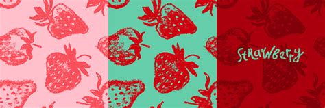 벡터 딸기 원활한 패턴 딸기 일러스트레이션 비건 배너 주스 또는 잼 라벨 디자인을위한 손으로 그린 레드 베리 0명에 대한 스톡