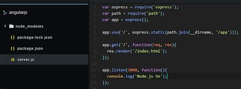 Nodejsexpress 모듈를 활용한 Angularjs 구축 2