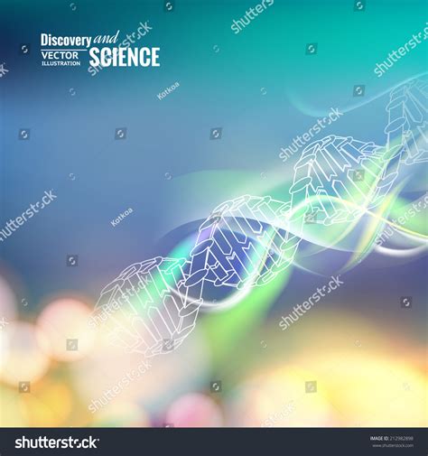 Science Concept Image Dna Vector Illustration Stock Vector Royalty Free 212982898 Shutterstock