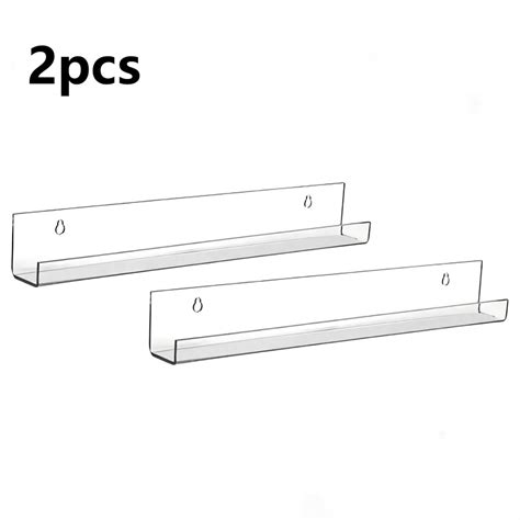 2 3 4pcs Clear Acrylic Record Holder Wall Mounted Album Shelf And Lp Display Rack For Record