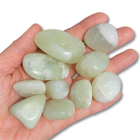 새로운 옥은 돌 치유 원석 행운의 비취 석영 텀블 스톤 건강한 돌 행운의 크리스탈 스톤 Aliexpress