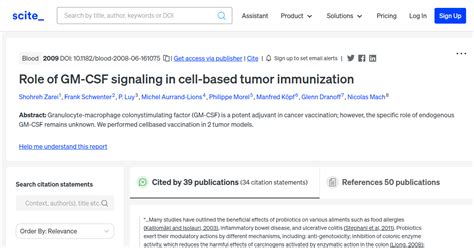 Role Of Gm Csf Signaling In Cell Based Tumor Immunization