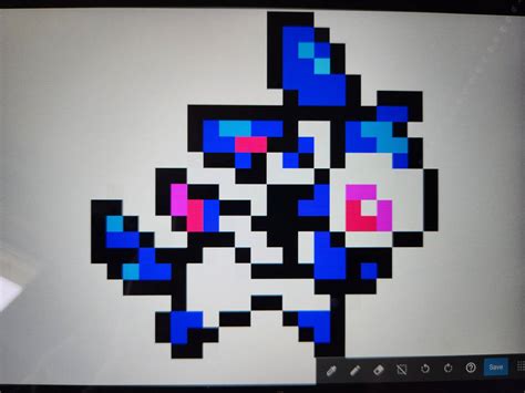 Shiny Sylveon Pixel Art By Blueartfox On Deviantart