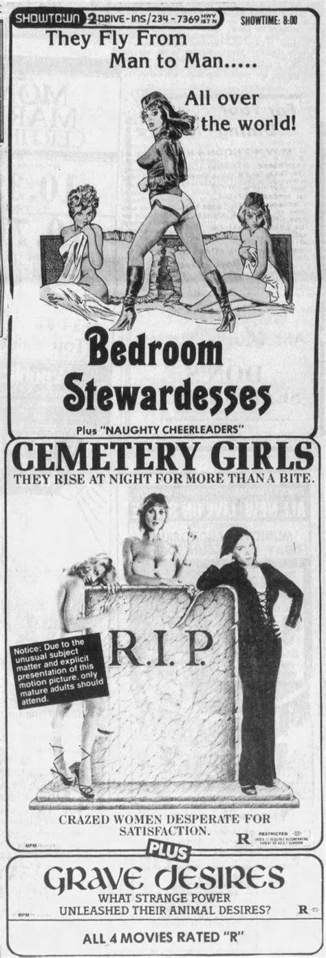 Scan By A Friend Of A 1979 Ad For A Movie House Screening Of An Adult Film In Lafayette