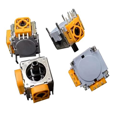 2pcs 3d Analog Rocker Fjp10k Joystick Axis Sensor Module Potentiometers Thurmb Stick Replacement