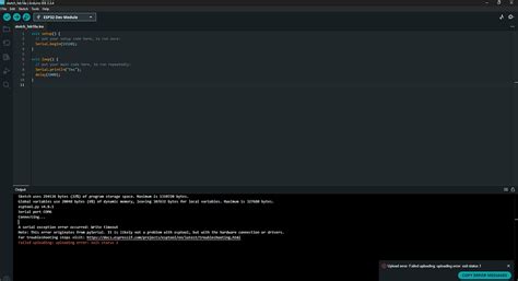 My Device Cant Connect To Esp32 3rd Party Boards Arduino Forum