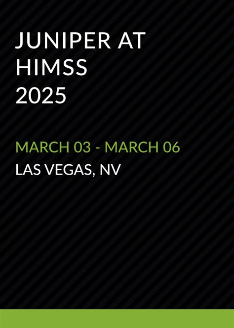 Juniper At Himss