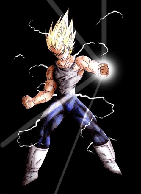 Vegeta Reaches Ssj2 By Bejitadbz On Deviantart