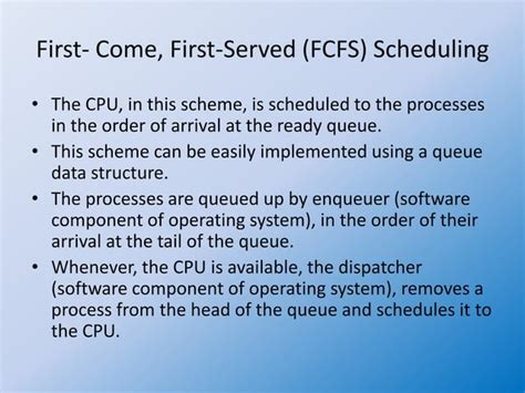 Operating System 29 Non Preemptive Scheduling Ppt