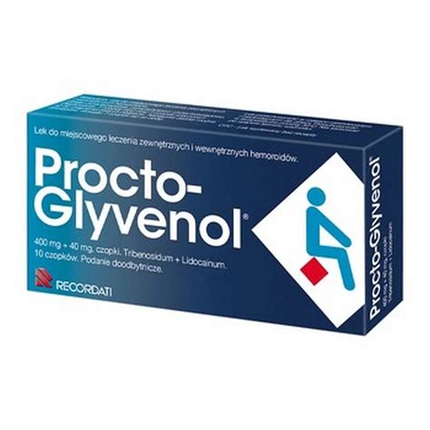 Procto Glyvenol 400 Mg 40 Mg Rectal Suppositories 10recordati