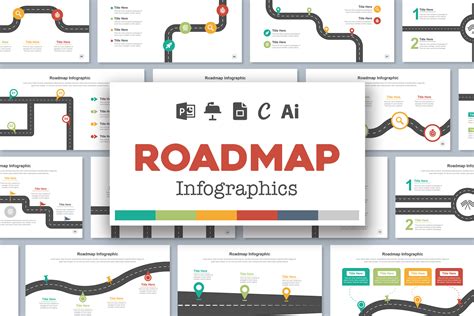 Roadmap Infographic Template Graphic By MightySlide Creative Fabrica