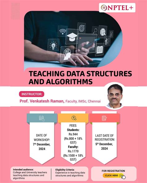 Nptel Nptelindia Teachingexcellence Datastructures Algorithms